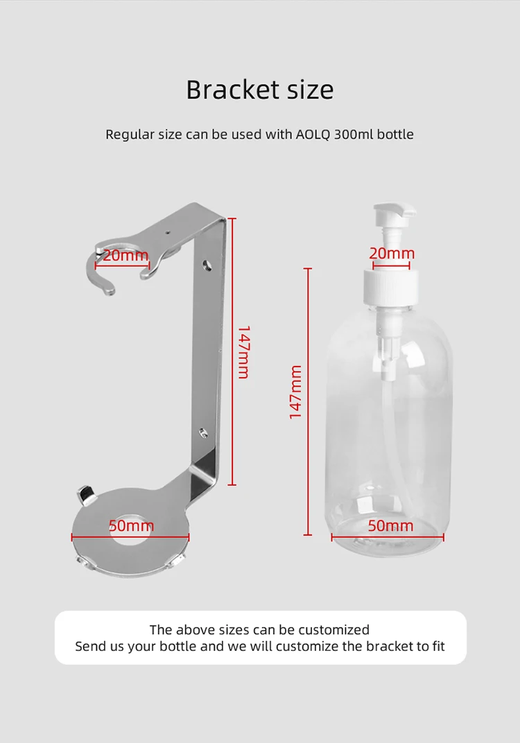 2023 Hot Sales Wall Mounted Wall Mount Soap Dispenser Holder Soap ...