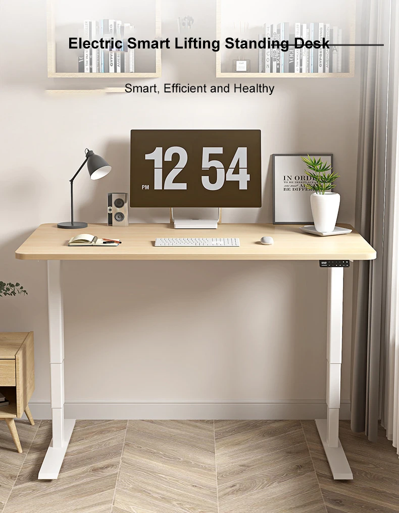 Office Study Computer Desk Lifting Table Legs Double Motor Lift Table ...