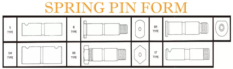 UD Truck Leaf Spring Pin 30x144 mm - Direct Replacement for 54215-Z0000 ...