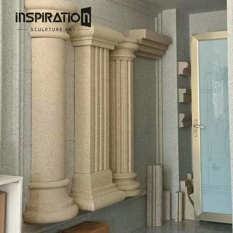 Exterior Decorative House Pillar Styles EPS Corice Moulding Exterior ...
