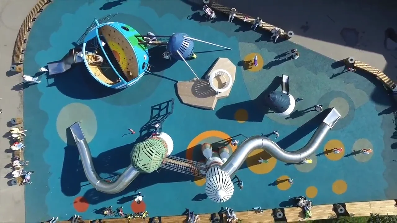 Moetry Commercial Space Themed Ufo Spacecraft Playground Equipment With ...