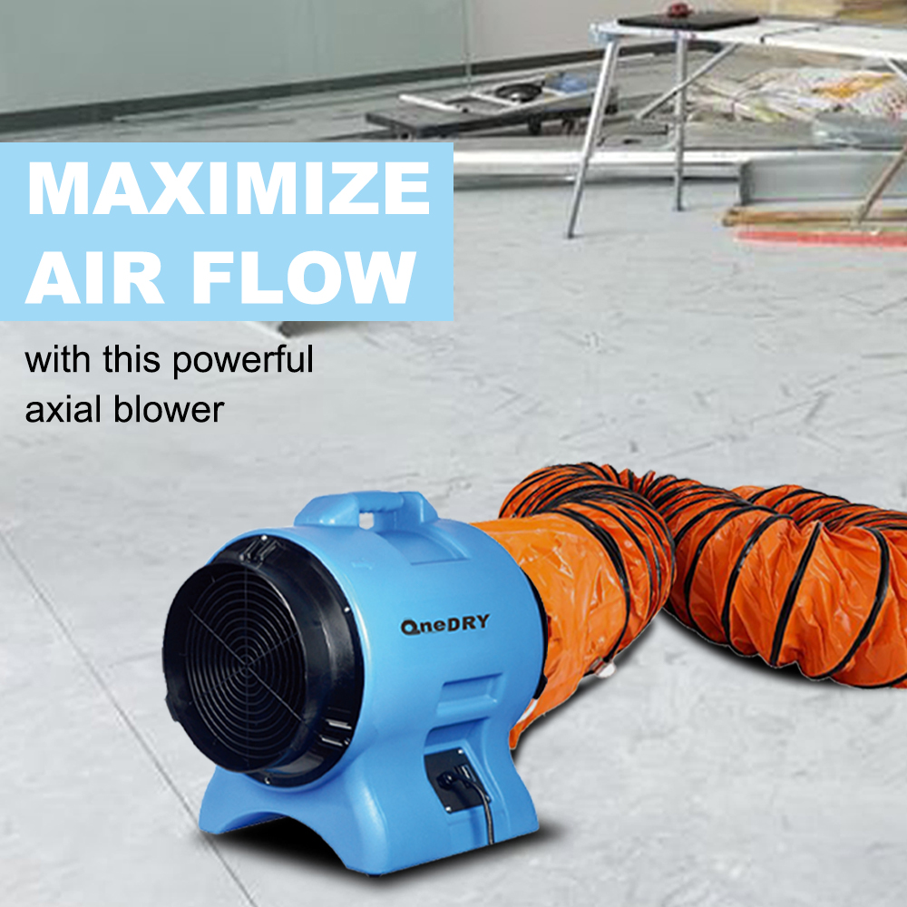 12inch Portable Axial AC Plastic Ventilator Construction Fan Confined ...