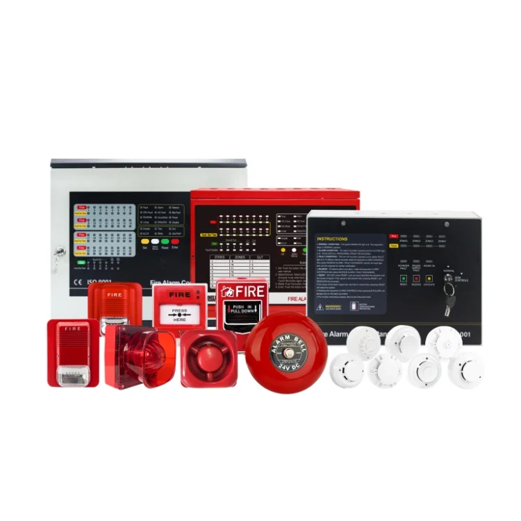 16 Zone Conventional Fire Alarm Control Panel with DELING