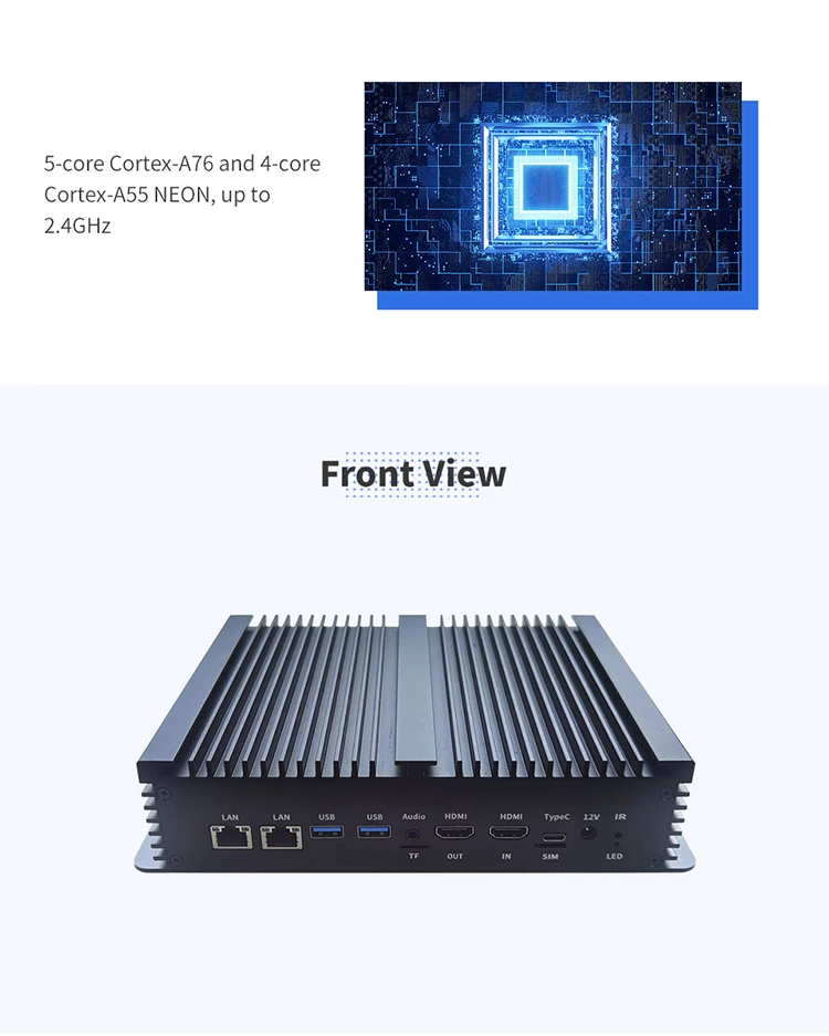 Rk3588 Aibox3588 Hdm-i Android Player Box 8 Core Processor 6t Computing Power 8k High-definition ...