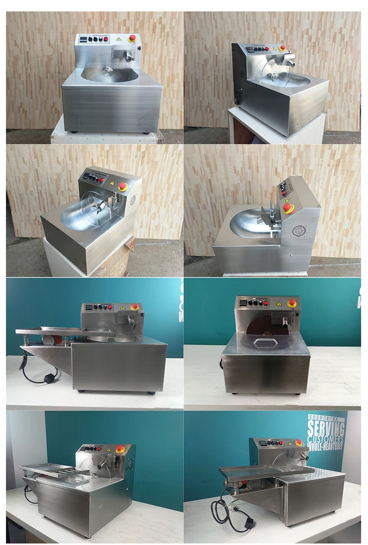 Chocolate Tempering Machine Small Automatic 5 Kg Mold Enrobing Coating ...
