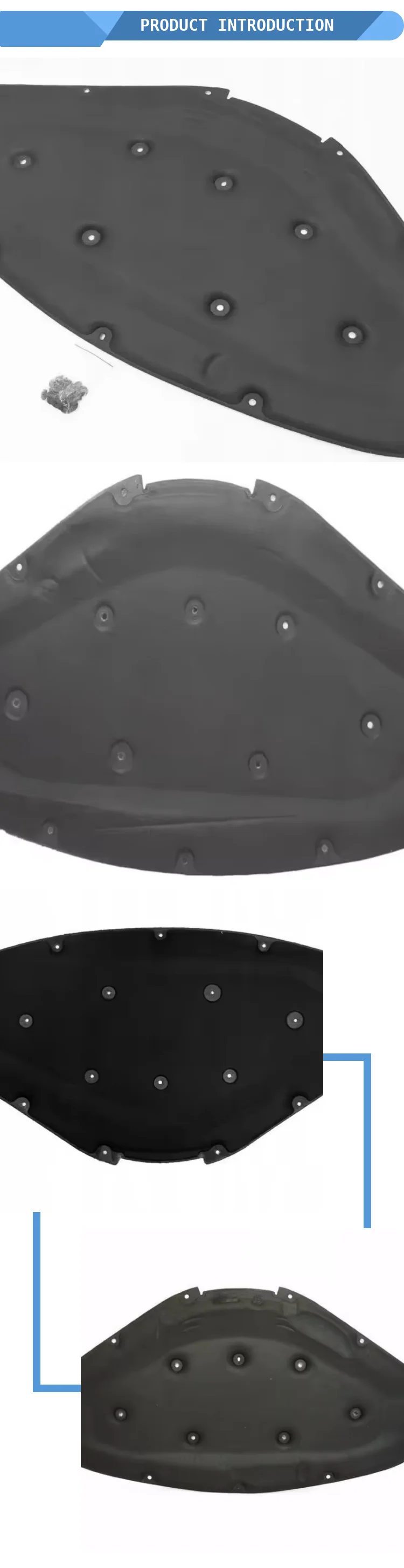 OEM 51487221993 Engine Hood Sound Insulation Pad Liner for BMW 3 Series ...