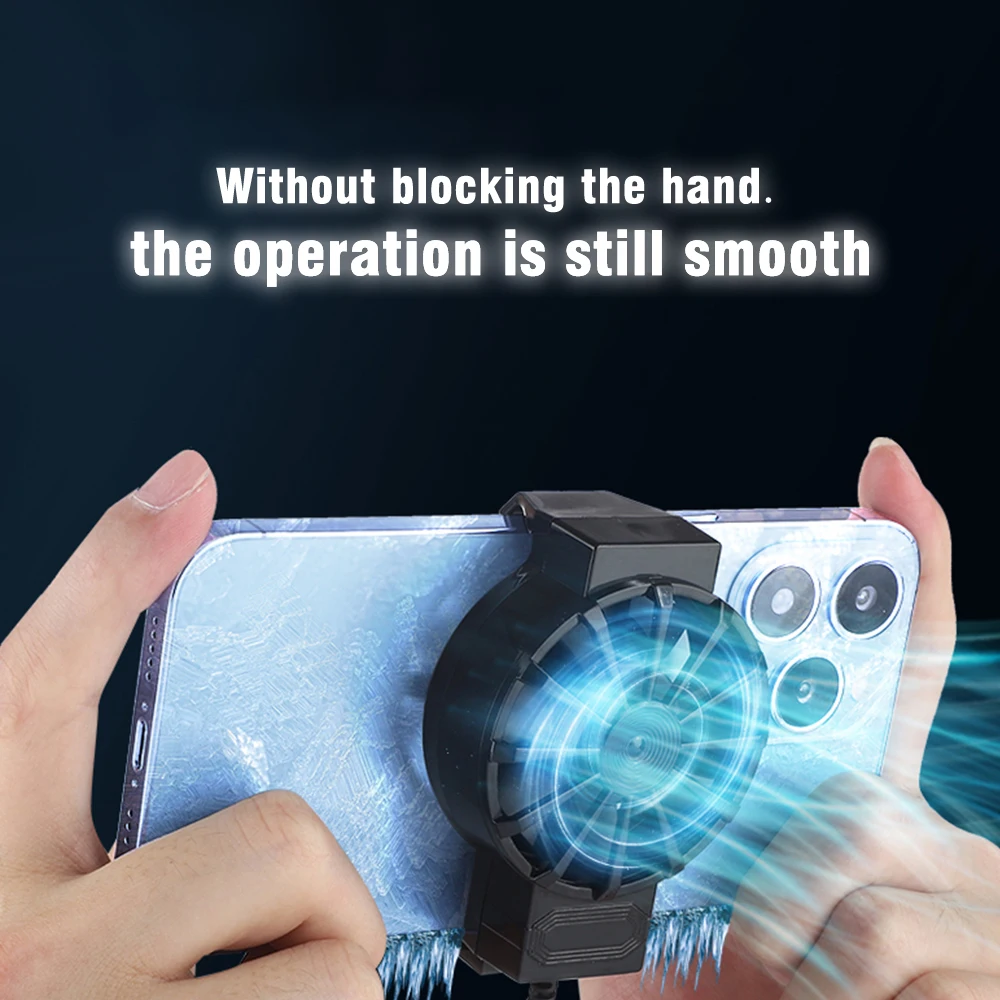 Cooling Fan Cell Phone Radiator - Ideal for Gaming & Videos