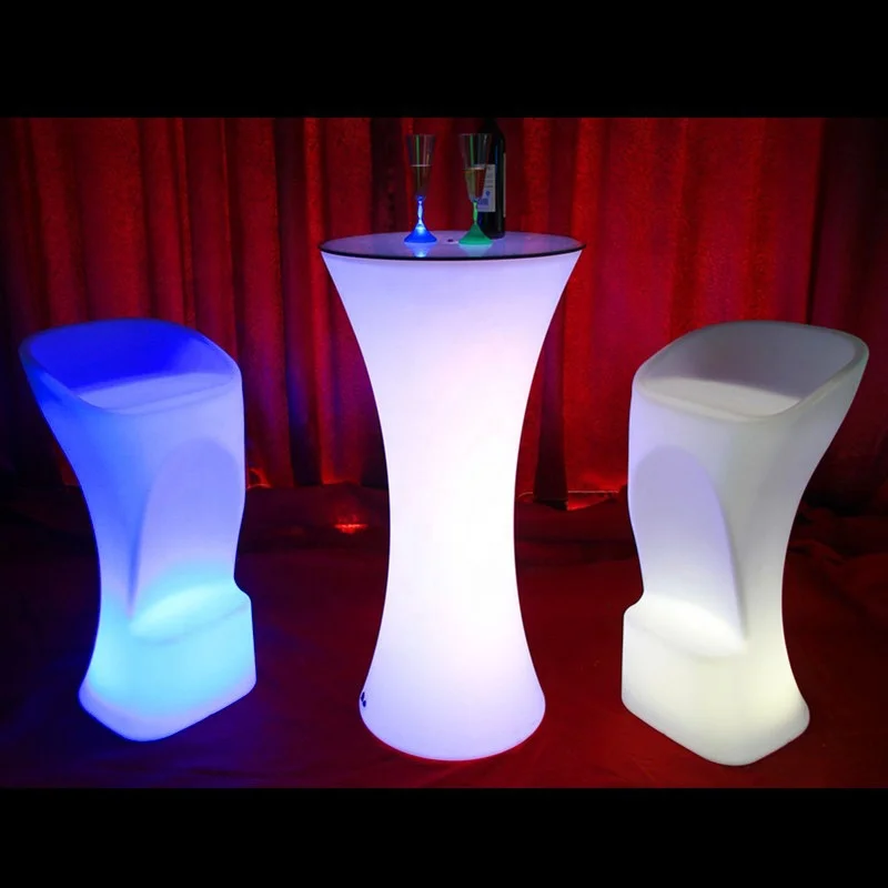Night Club Remote Plastic Led Illuminated Cocktail Table Led Light Bar ...