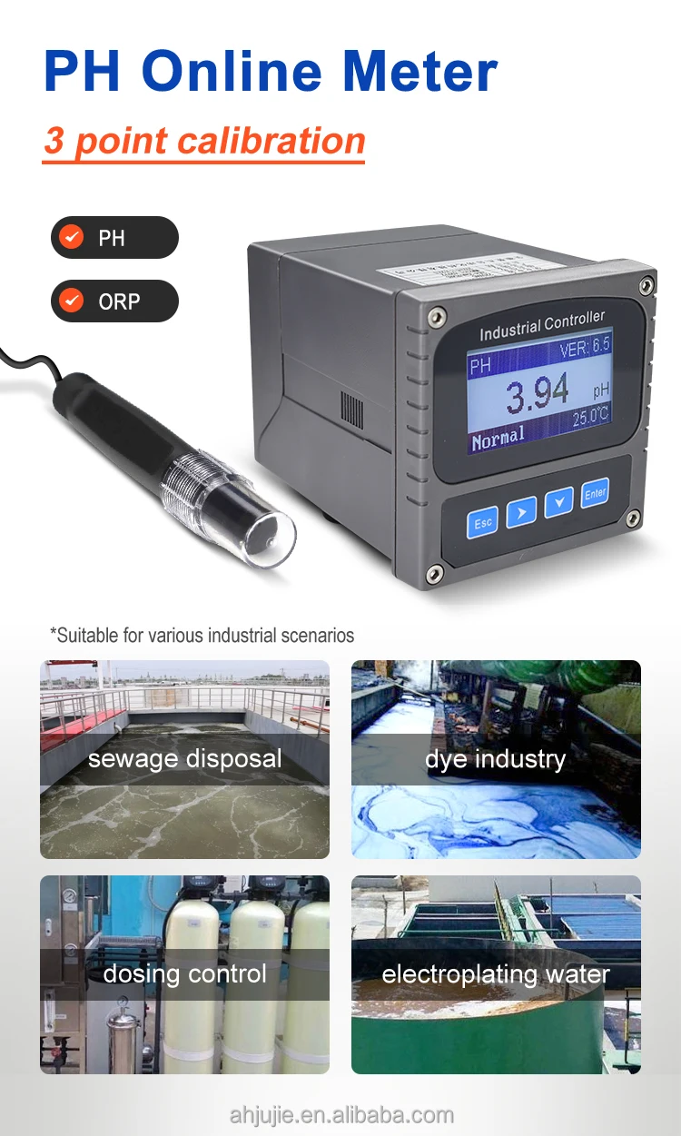 Smart Ph Meter Dissolved Oxygene Meter 0.02% High Accuracy Digital Lcd ...