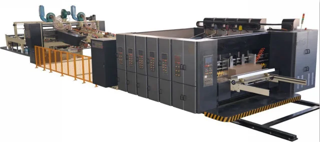 Automatic Cardboard Flexo Printing Slotting Die Cutting Carton Box ...
