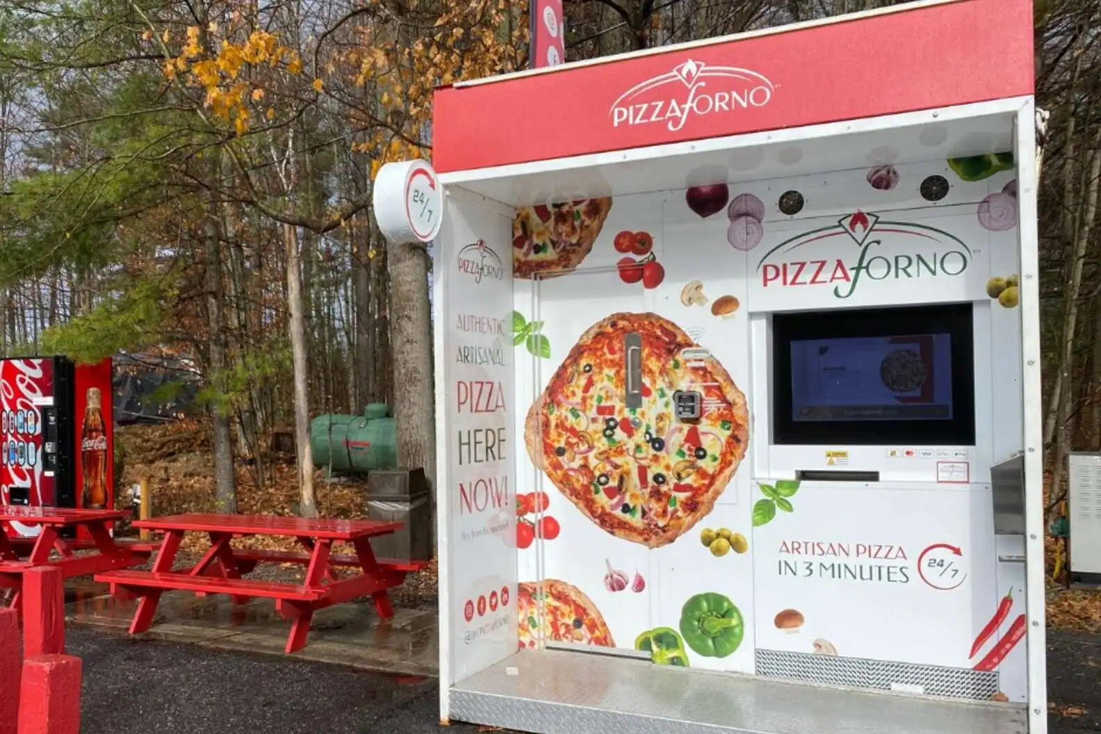 Forno Pizza Machine Vending Pizza Making Machine Vending Pizza Kiosk ...