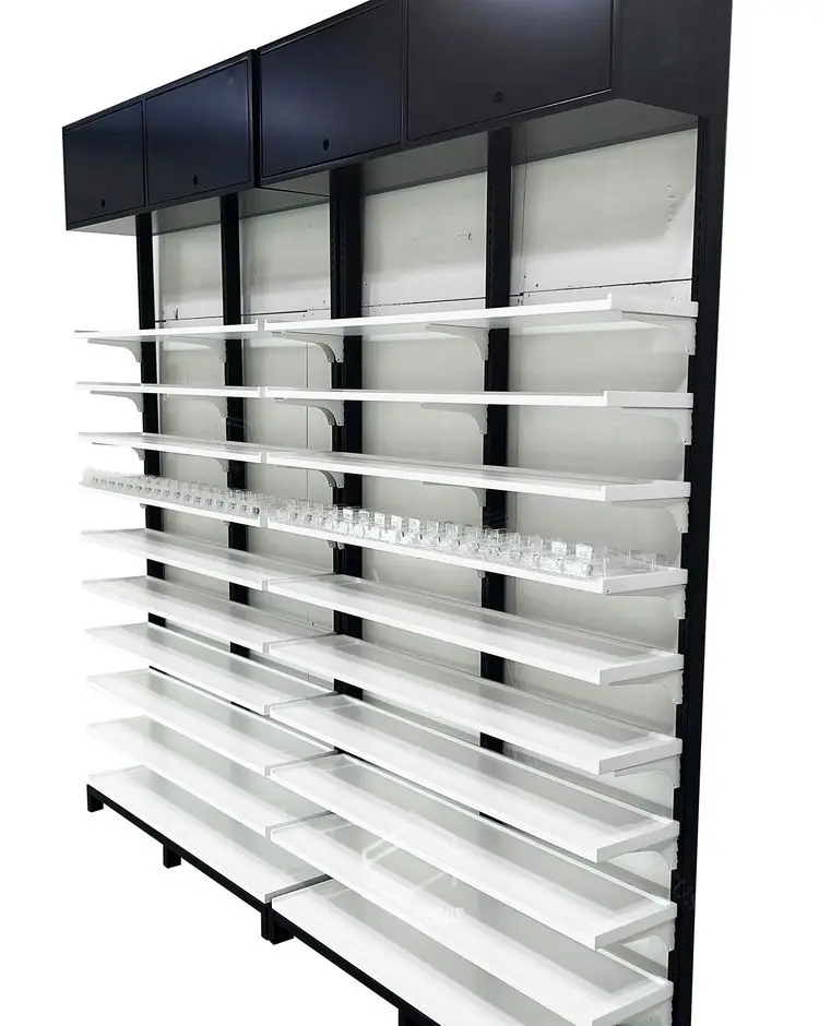 Display Racks Tobacco Display Glass Counter Cigarette Shelving Glass ...