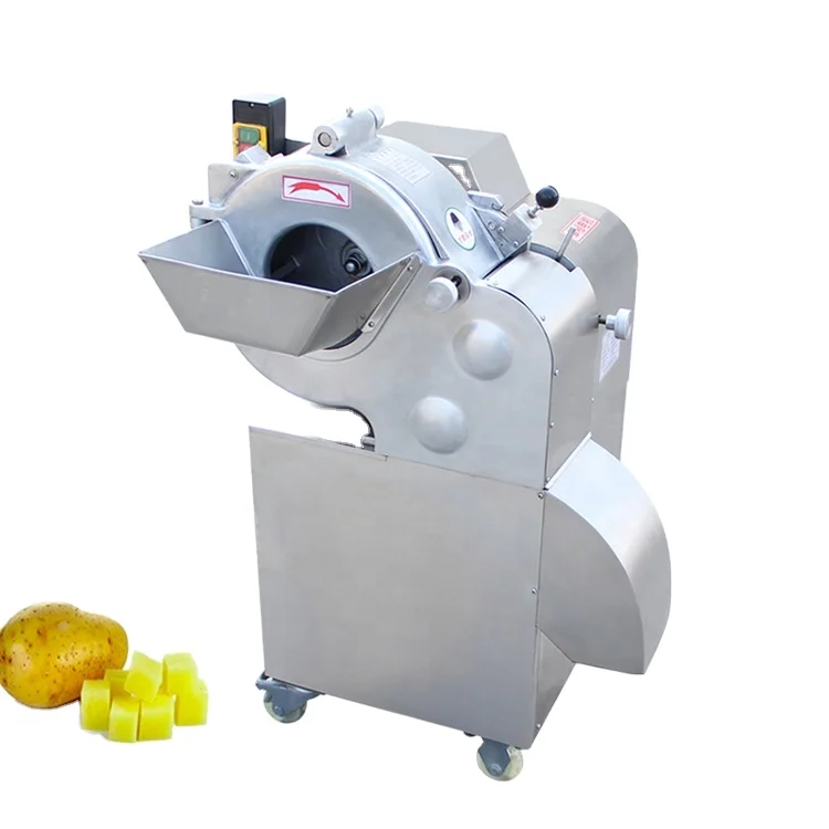 Industrial cube cutting machine commercial vegetable dicer carrot onion ...