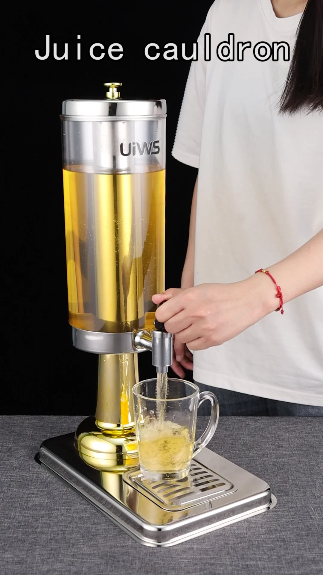 Hotel Buffet Pvc Beverage Dispenser 3/6/9l Milk Coffee Juice Dispenser ...