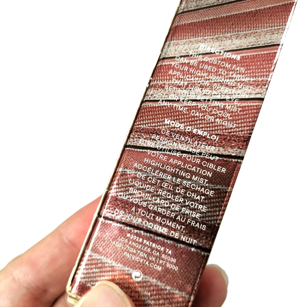 Full Customized Al Metal Hand Fan - Elegant Promotional Gift