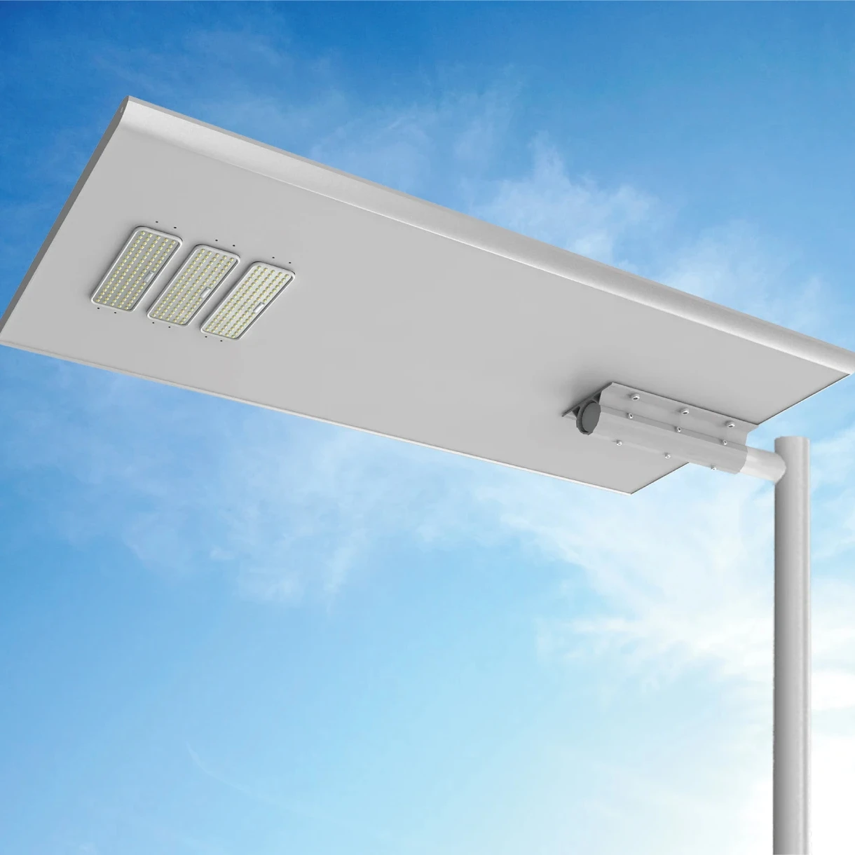 Longvolt Remote Control Outdoor Solar Power Led Street Light With ...
