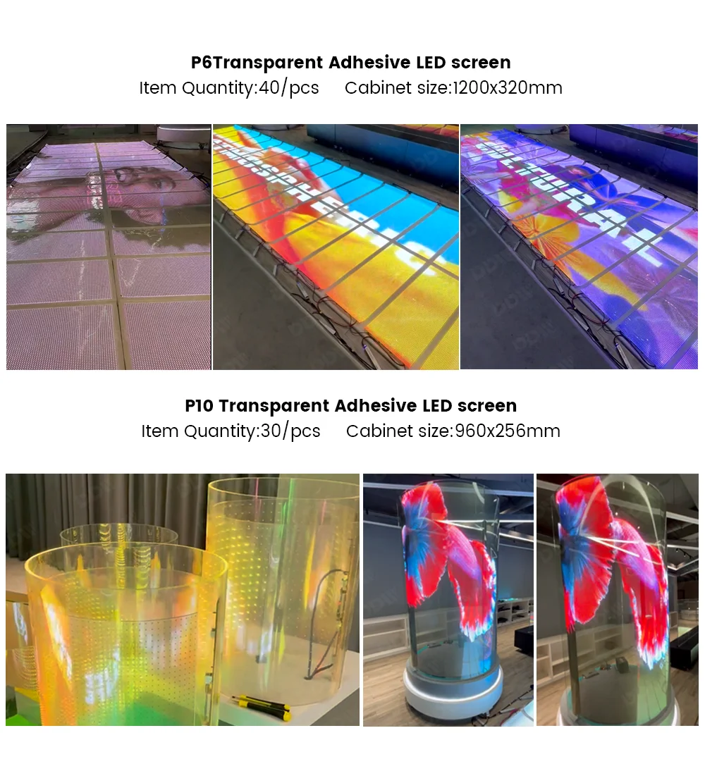 Transparent LED Screens - Easy Installation & Brightness