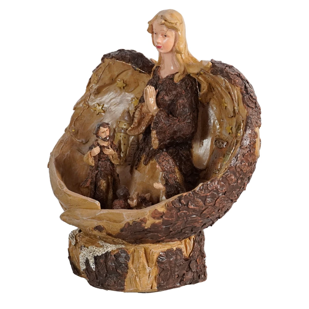 Western Religion Goddess Prayer Nativity Hidden In The Wings Castle ...