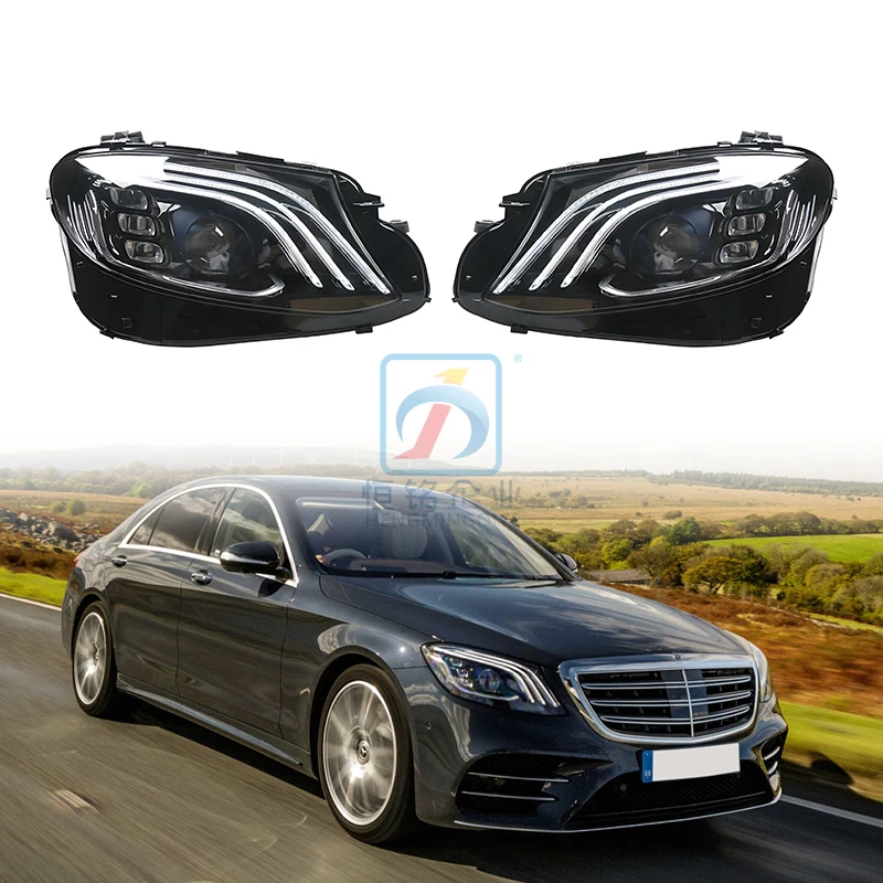 Mercedes S Class S63 New Older W222 Head Lamp Headlights Taiwan