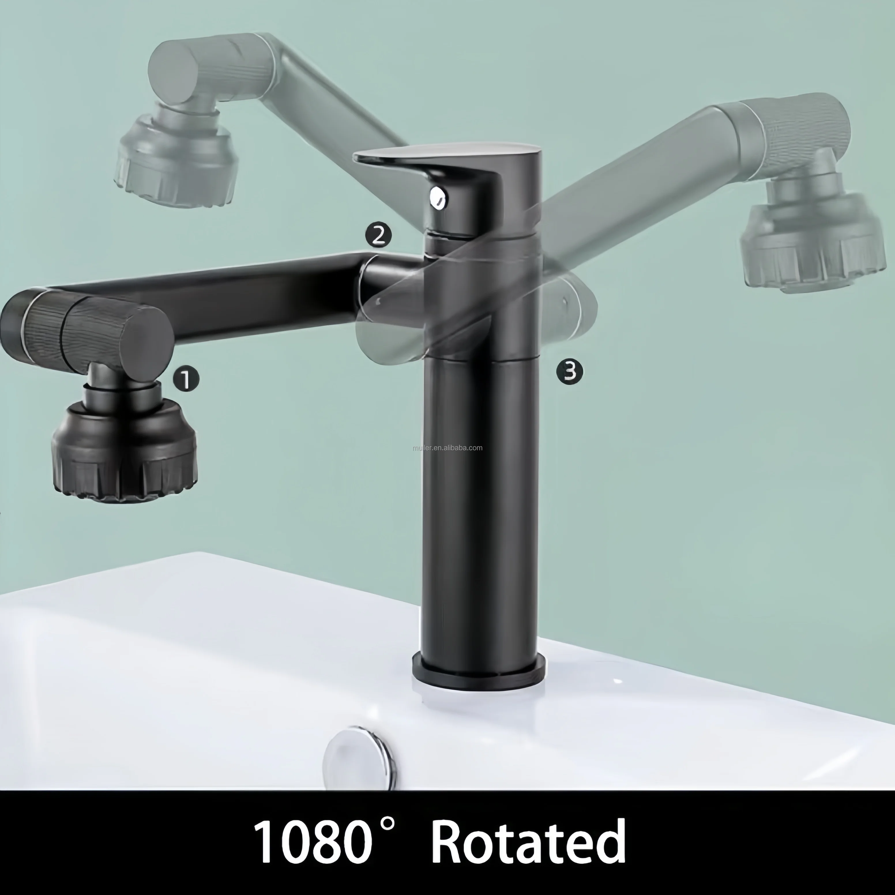 Modern Mechanical Arm Universal Faucet Extension Water Spout Universal ...