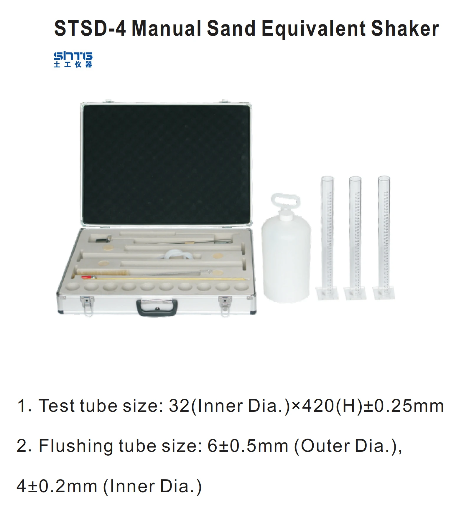 STSD-4 Manual Sand Equivalent Shaker Test Set & Equipment