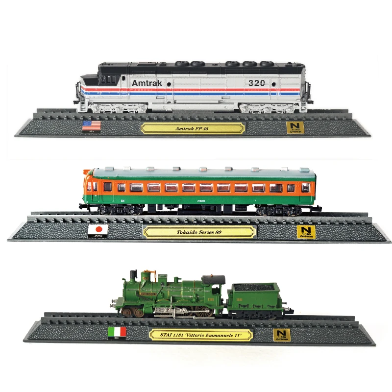 QS New Product Train Toy Plastic 1:160 N Scale Railway Static Miniature ...