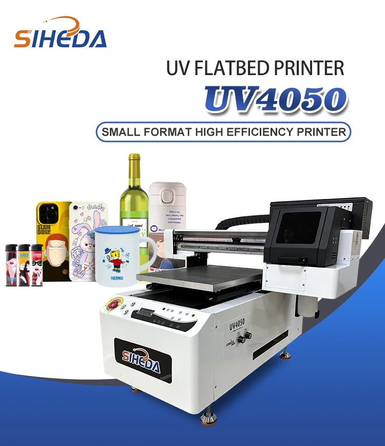 Crystal Label Metal Uv Printer 3050 4050 High-precision Batch Printing A4 Uv Printer Bottles ...