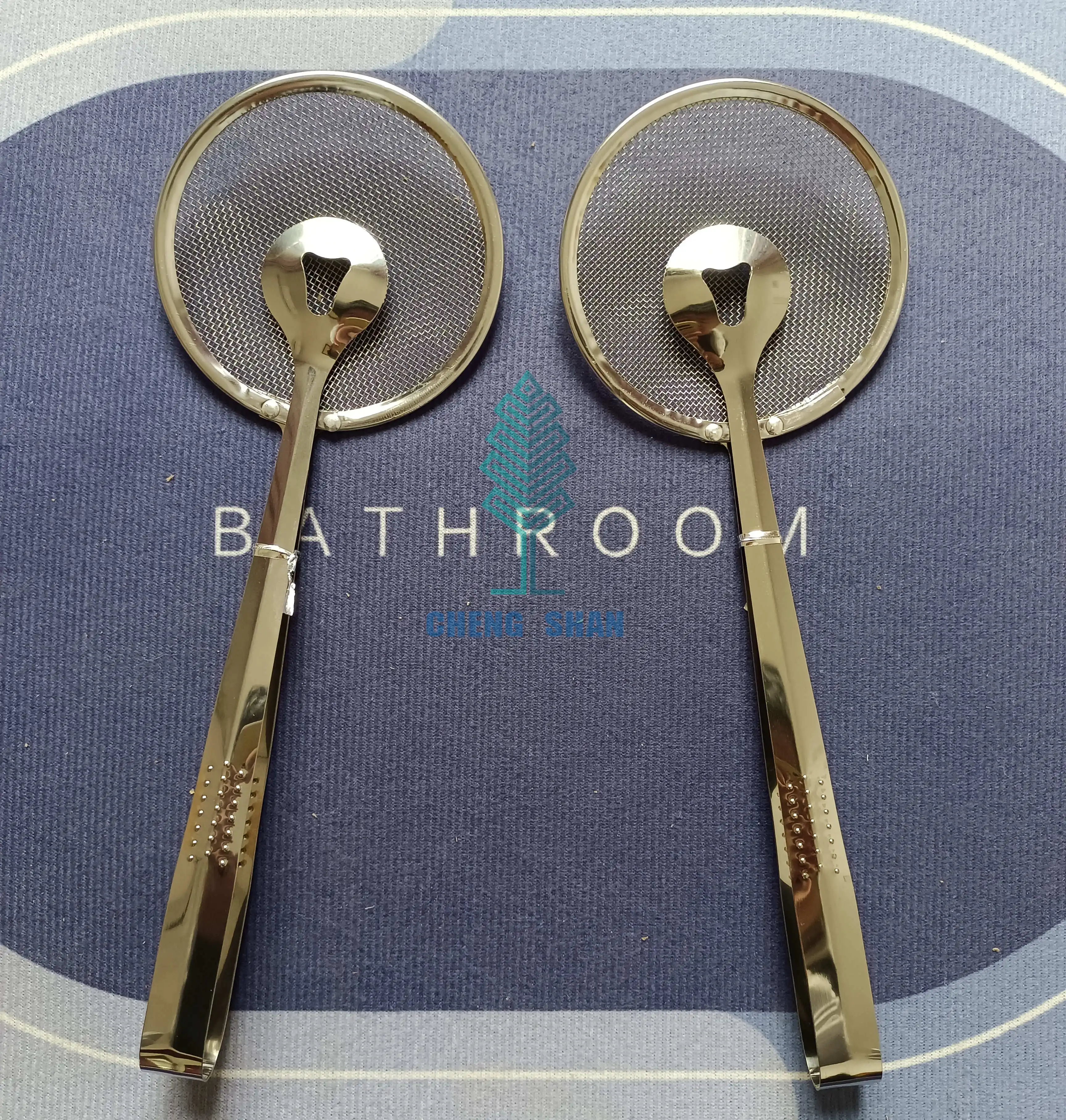 Stainless Steel Kitchen Colander Filter Mesh Spoon Fried Food Oil Scoop ...