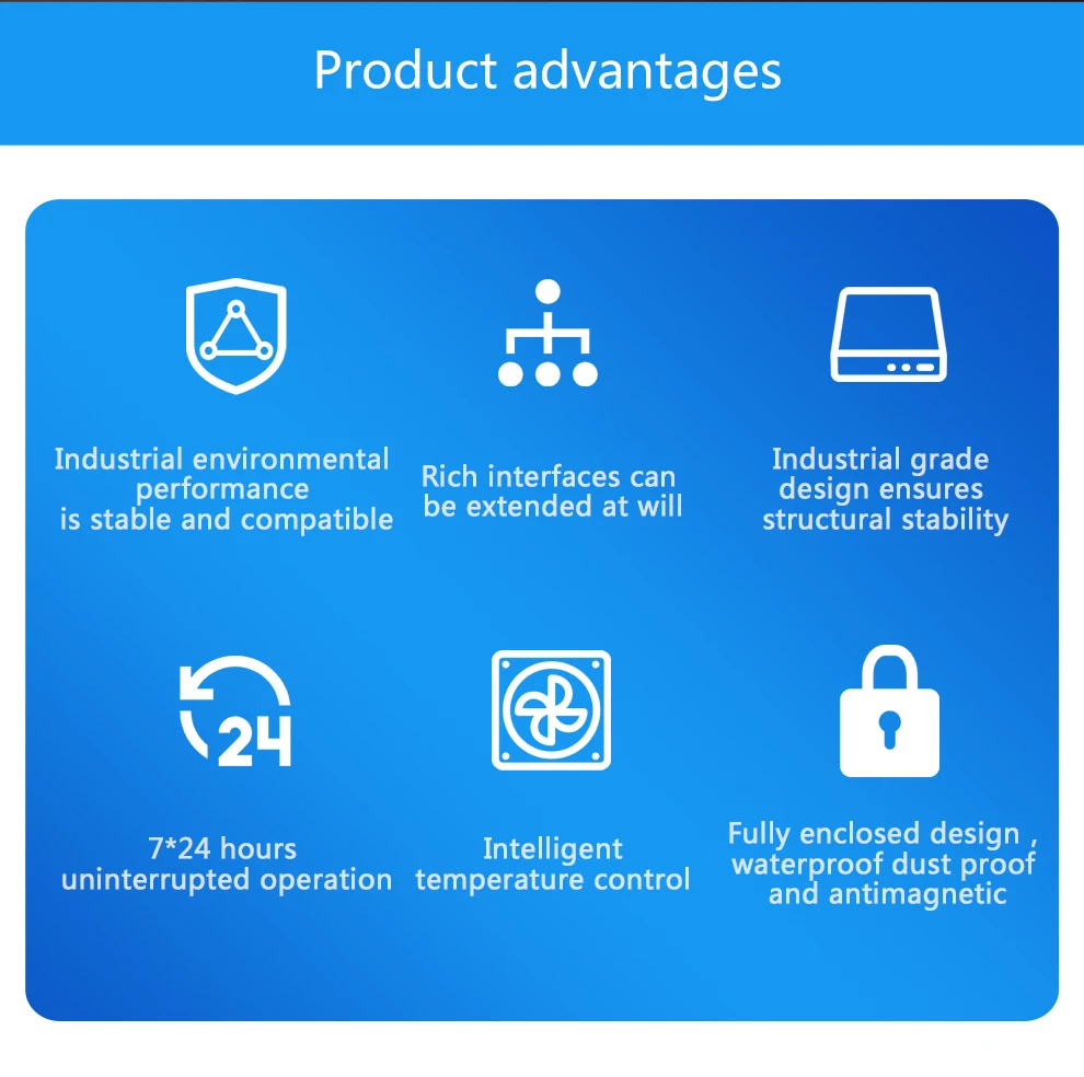 KTB Kangtai 2U Rackmount Short Depth IPC Server Chassis Industrial Computer Case Supports ATX ...