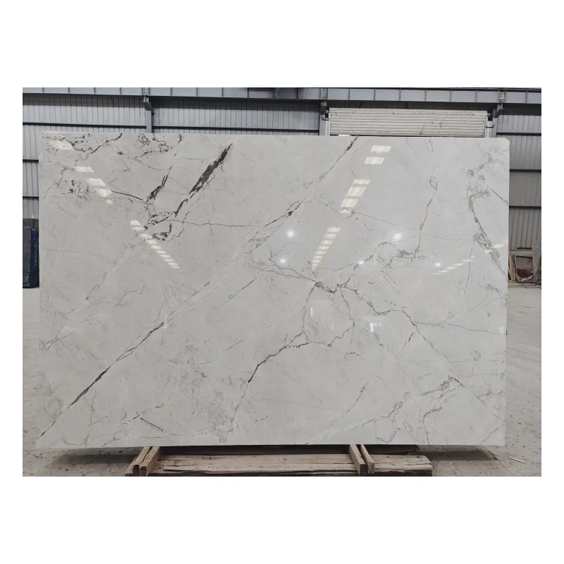 Brazil Calacatta White Quartzite Polished Slabs For Interior Design ...