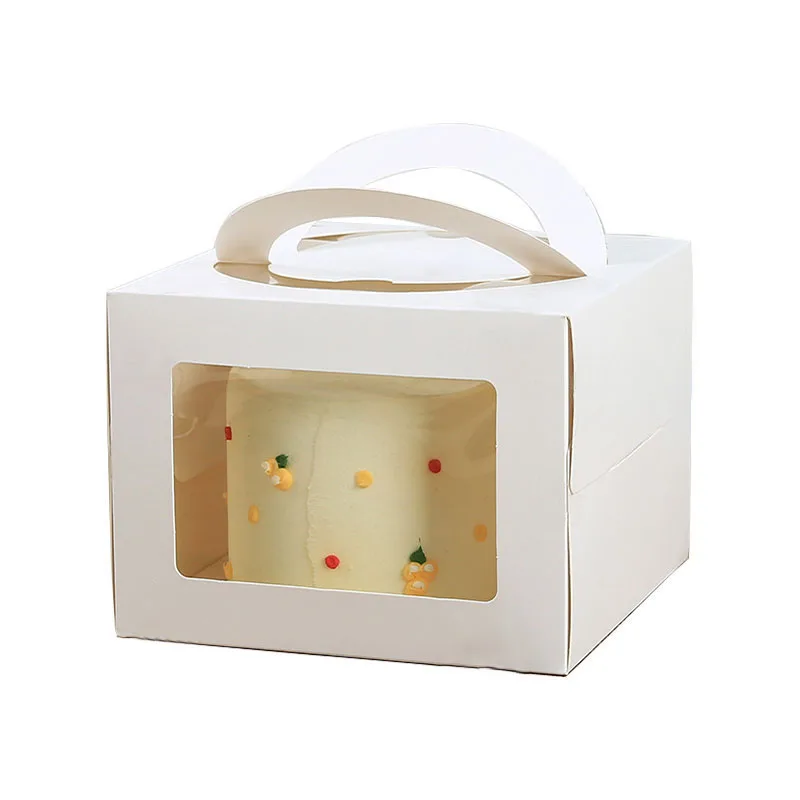Custom 4/6/8/10 Inches Clear Window Cake Packaging Box Party Birthday ...