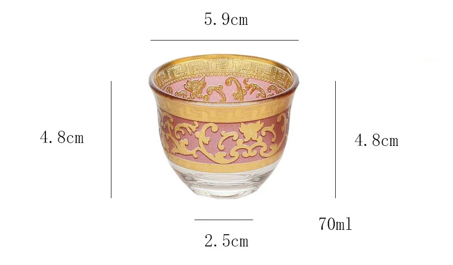 Wholesale Elegant Turkish Coffee Style Cawa Arabic Coffee Cup Teacup ...