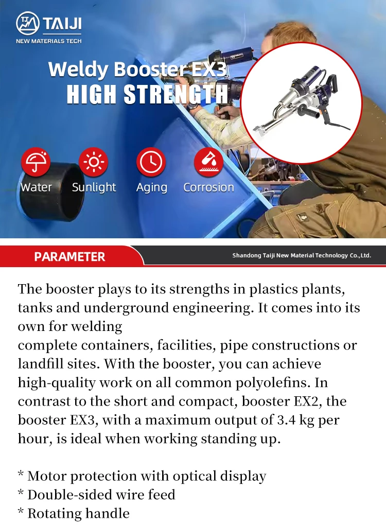 Weldy Handheld Plastic Extrusion Ex3 Welding Machine