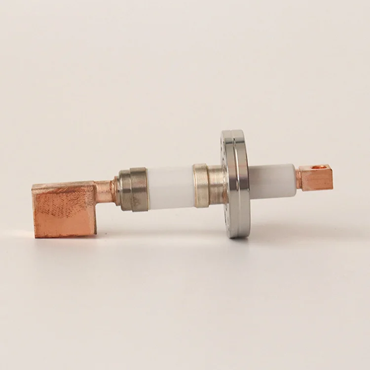 50A Aluminum Oxide Ceramic Feedthrough Vacuum Pack Electrodes