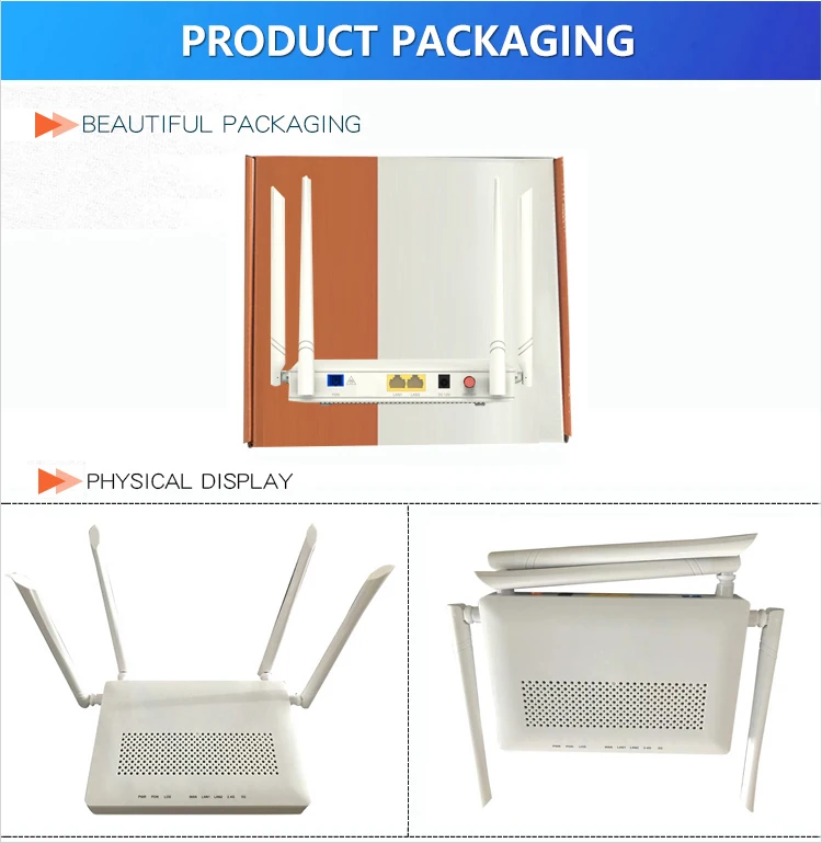 Fiber Optic Equipment Gpon Ont Hgu Dual Ac Wifi 2ge Wifi 2.4ghz 5ghz ...