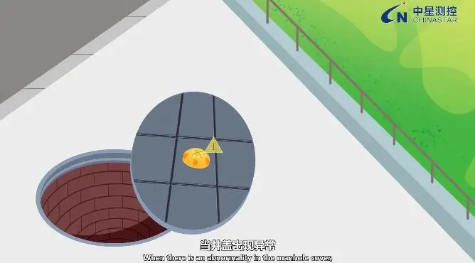 Smart Nbiot Lora Wireless Manhole Cover Sensor for Gas Detection