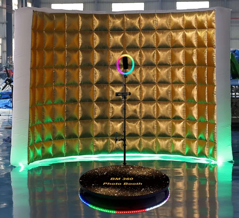 High Quality Photo Booth Spiral Enclosure Backgrounds Portable 360 ...