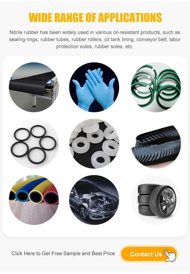 New Nitrile Butadiene Rubber Chemical Raw Materialsl NBR 3345 for ...