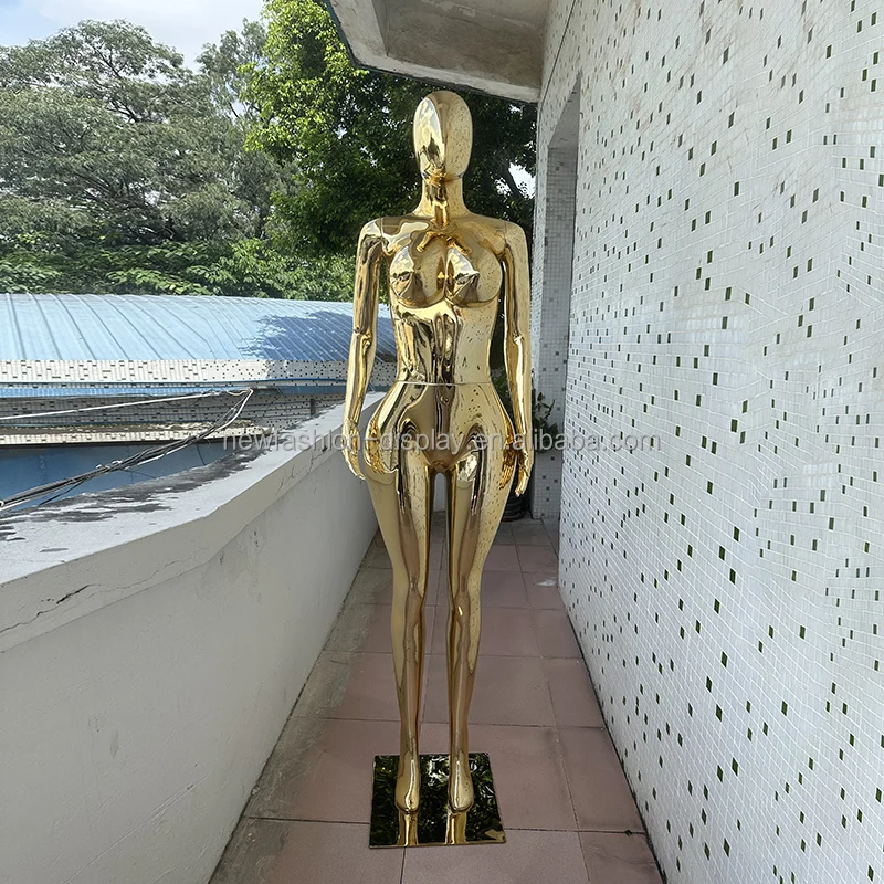 Wholesale Gold Plus Size Full Body Female Mannequin Boutique Models ...