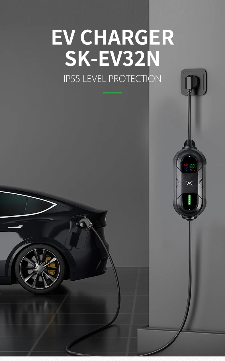 Fast Ev Charger Wall Charger 240v 3.8kw 16a New Energy Ac Charger ...