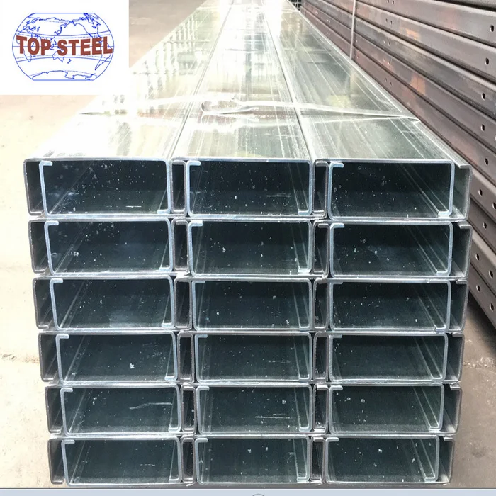 Q235 Ss400 Gi C Channel Weight Hot Dipped Galvanized C Steel Profile ...