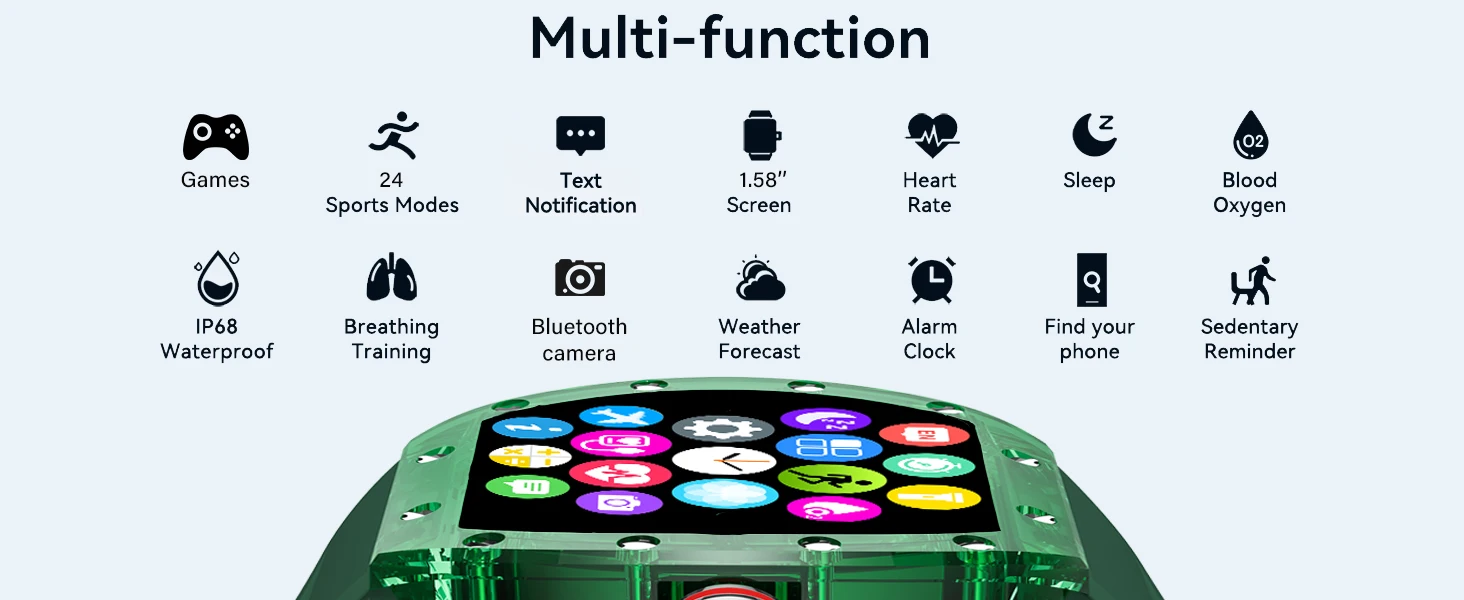 YD5 Smart Watch - Fashionable Activity Tracker for Men