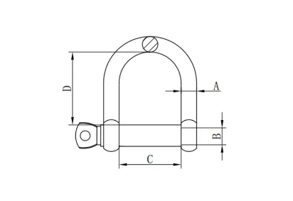 Wire Rope Fittings Rigging Hardware 304/316 Stainless Steel Us Type Dee ...