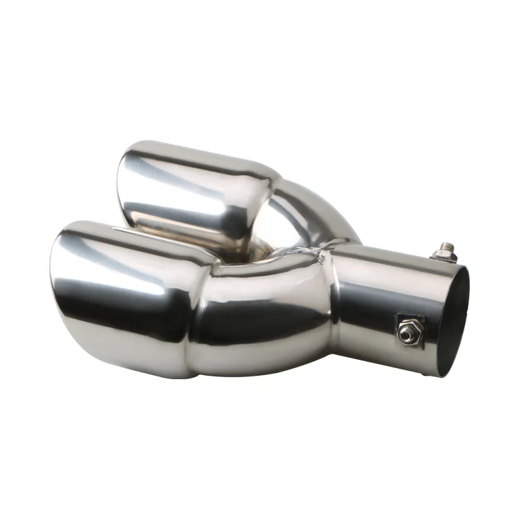 Modified Double Pipe Exhaust Pipe Car Decorative Tail Throat Muffler ...