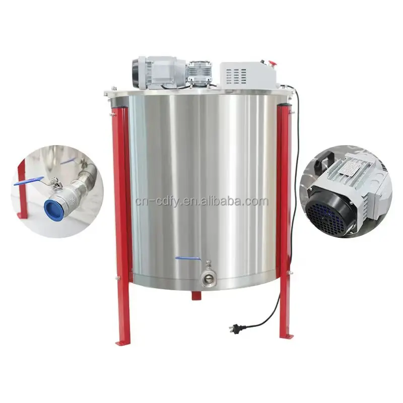 Stainless Steel Honey Extractor 12 Frame Electric - 1 Year Warranty