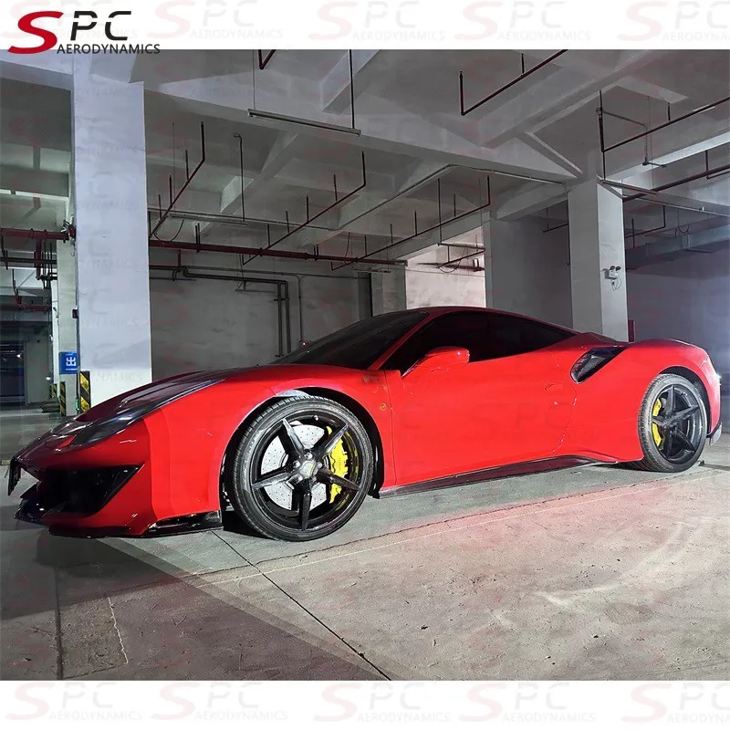 SPC 488 Pista Body Kit for Ferrari 488 GTB Dry Carbon Fiber Pista Body ...