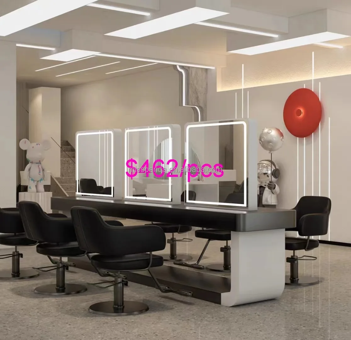 Yicheng Beauty Salon Equipment Beauty Salon Mirror Station Makeup Salon ...