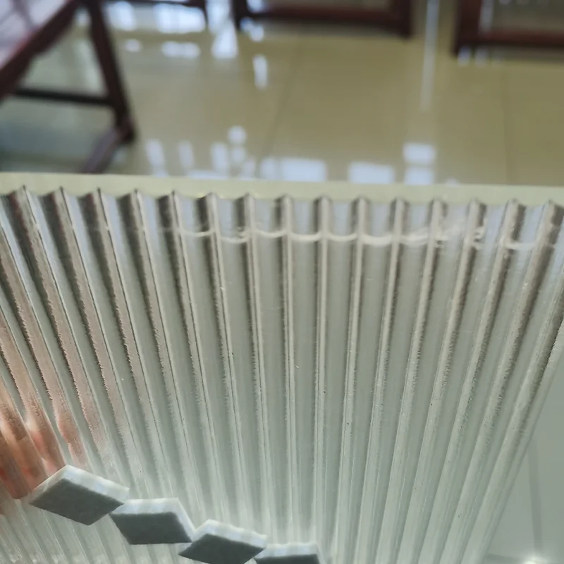 5mm 8mm 10mm Ribbed Glass Fluted Glass Fluted Glass Shower Panel - Buy ...