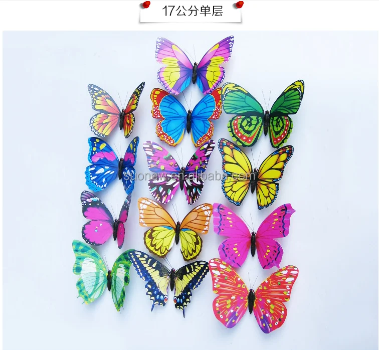 SN-VL001 3D Butterfly Wall Decorations - Eco-Friendly PVC