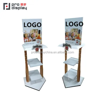 Professional Manufacture Metal Material Floor Standing Wine Bottle ...